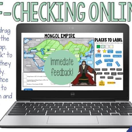 Mongol Empire Map Activity (Genghis & Kublai Khan) Differentiated ...