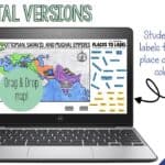 Ottoman, Safavid, and Mughal Empires Map Activity (Print and Digital ...