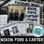 President Nixon, Ford, Carter & the 1970s Color by Code Activity - By ...