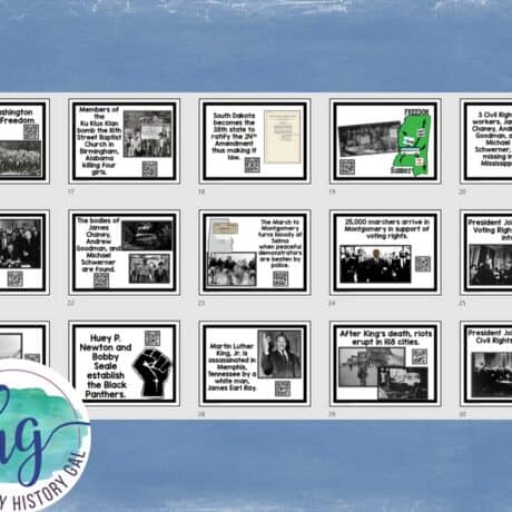 Civil Rights Movement Timeline Activity - By History Gal