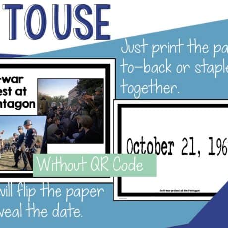Vietnam War Timeline Activity | US History | Print & Digital Worksheets ...